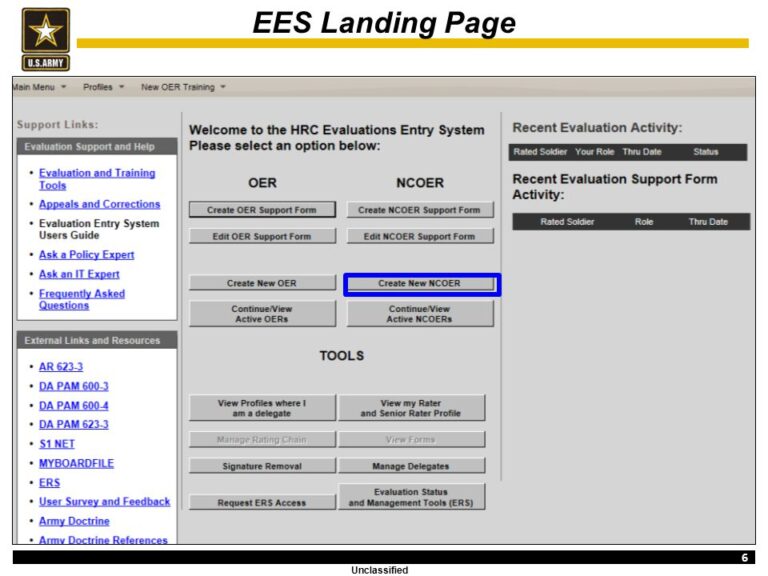 Sign and Submit Evaluation to HQDA